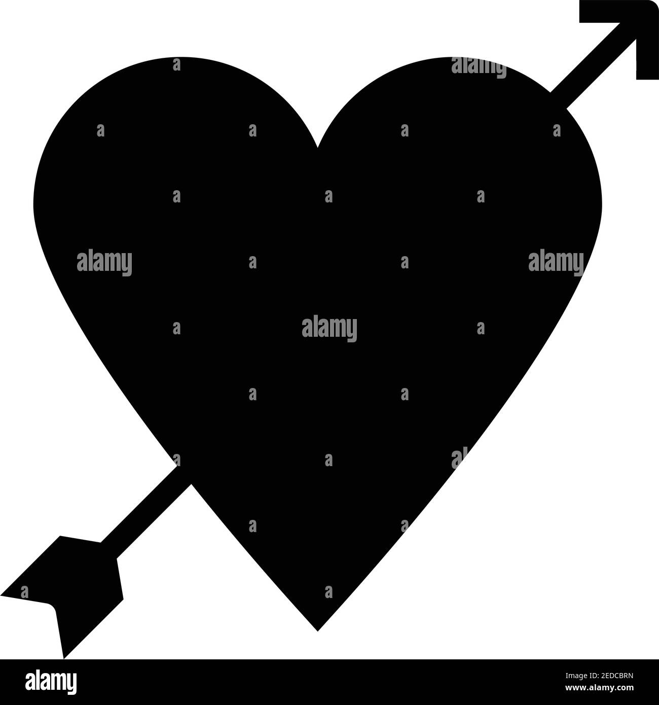 Love arrow Stock Vector Images - Alamy