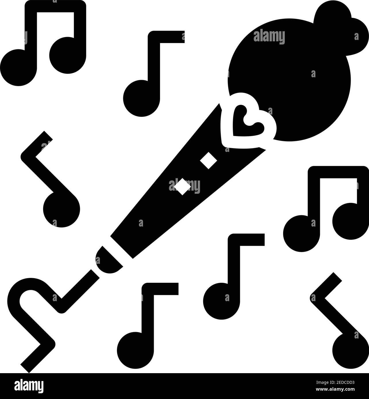 Sing, song, love, music, romance icon Stock Vector Image & Art - Alamy