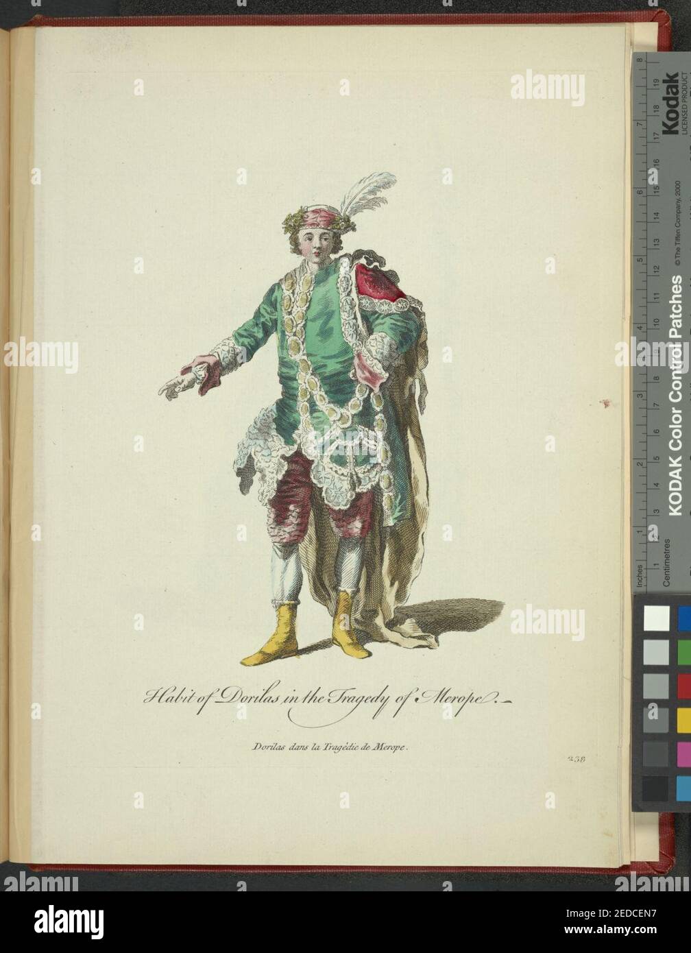Habit of Dorilas in the Tragedy of Merope. Dorilas dans la Tragédie de ...