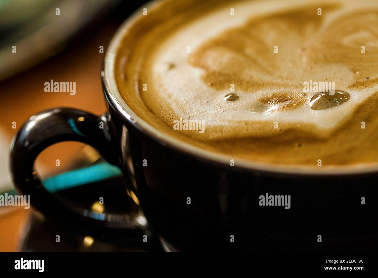 Delicious Hot Coffee Drink in a Cup Stock Photo - Alamy