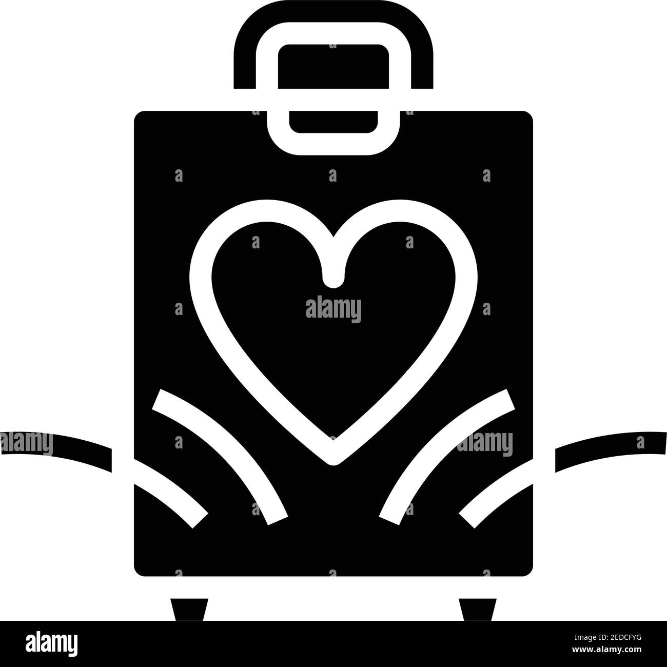 Suitcase, travel, heart, go, dating icon Stock Vector Image & Art - Alamy