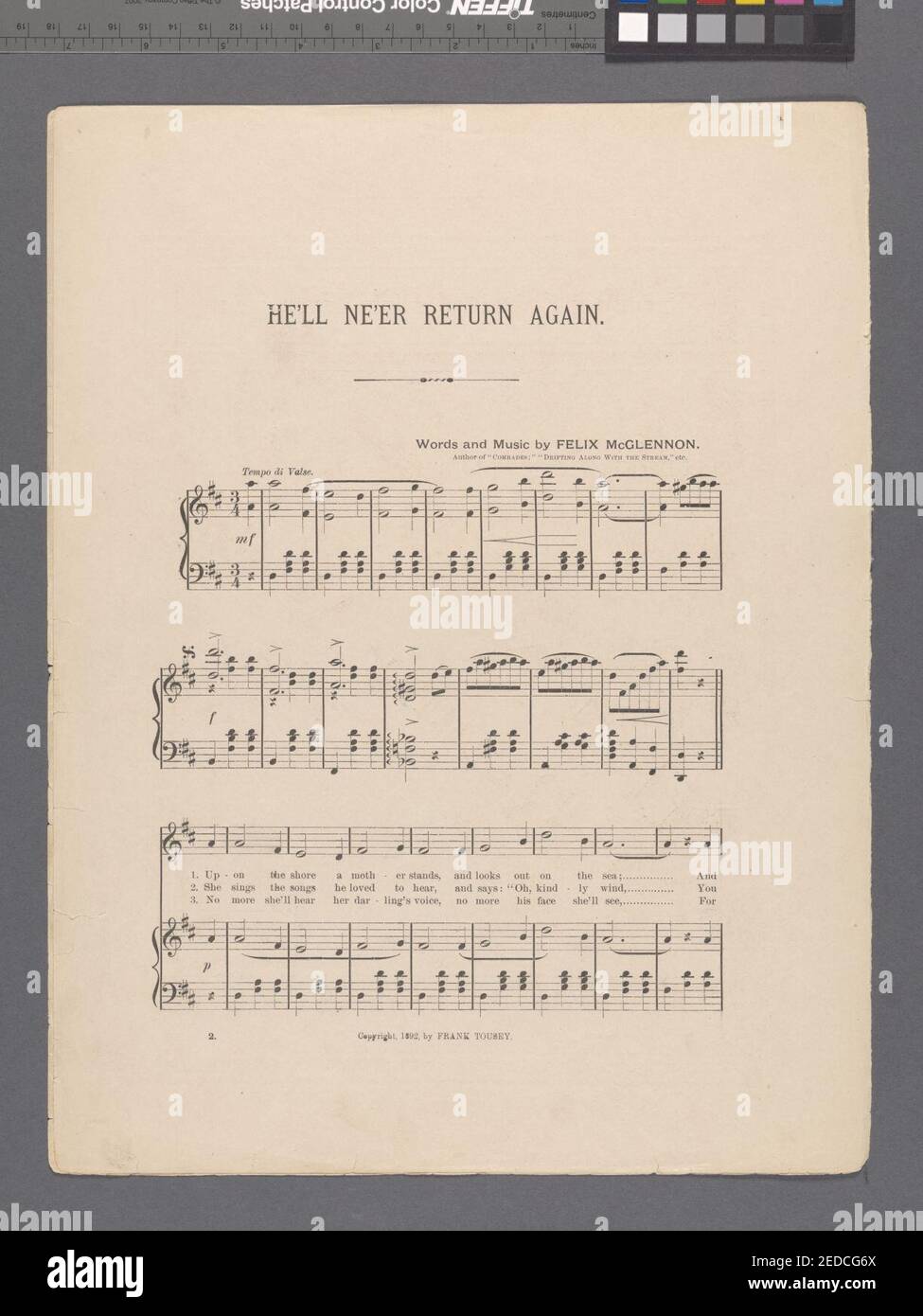 He'll ne'er return again Stock Photo - Alamy