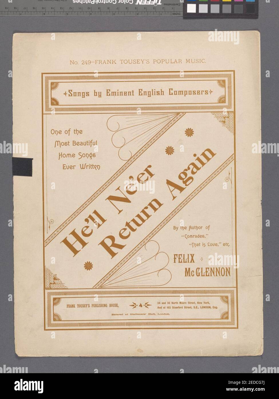 He'll ne'er return again Stock Photo - Alamy