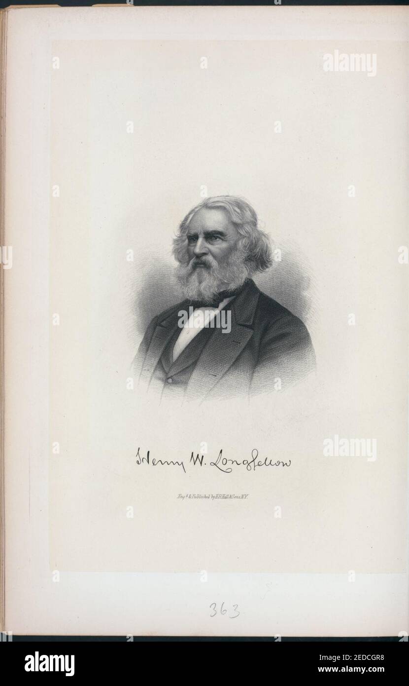 Henry W. Longfellow Stock Photo - Alamy
