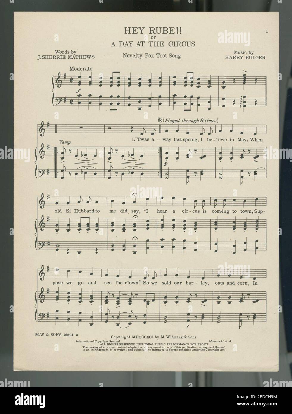 Hey Rube!! or, A day at the circus Stock Photo - Alamy