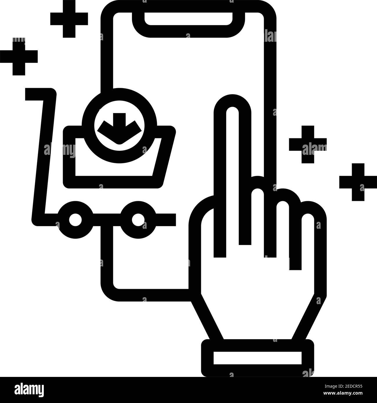 Add to cart click Stock Vector Images - Alamy