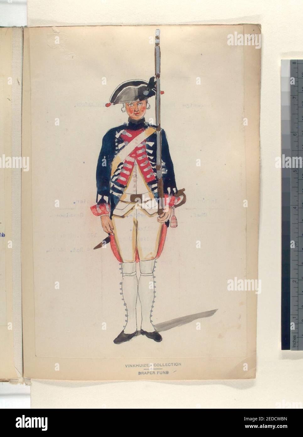 Infanterie Regiment Oranje-Nassau Senior. 1753 Stock Photo - Alamy