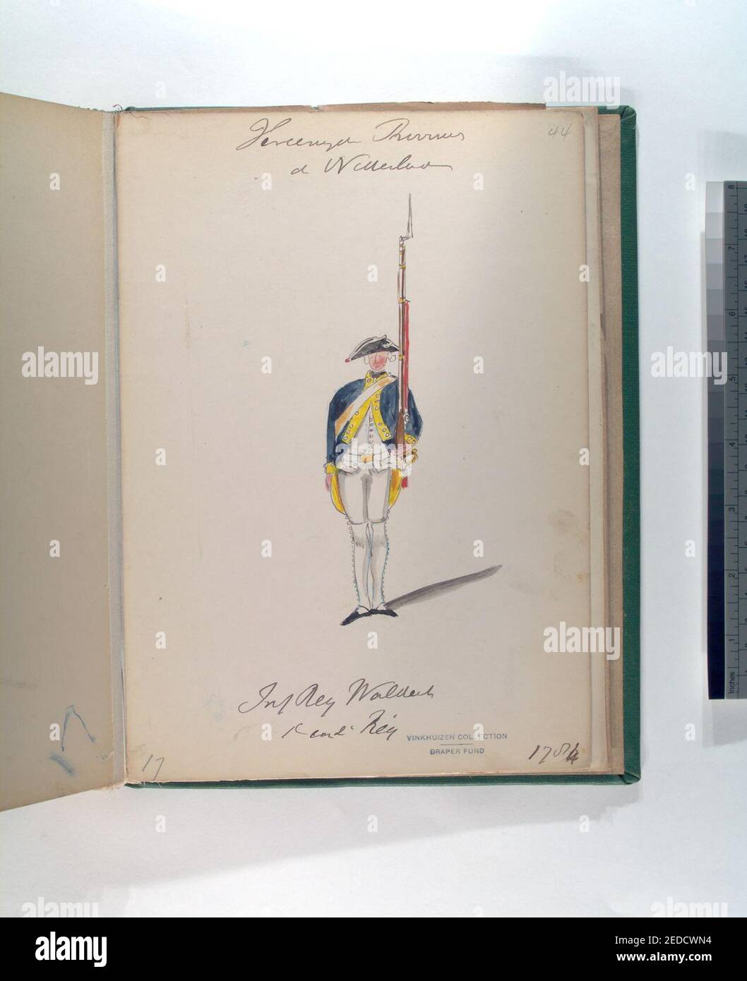 Infanterie Regiment Waldeck. (Cavalerie Reg. ). 1784 Stock Photo - Alamy