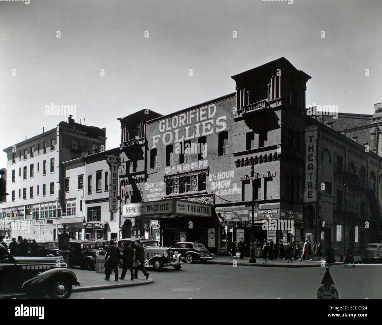 Irving Place Theatre, Irving Place, from Northeast corner of Irving ...
