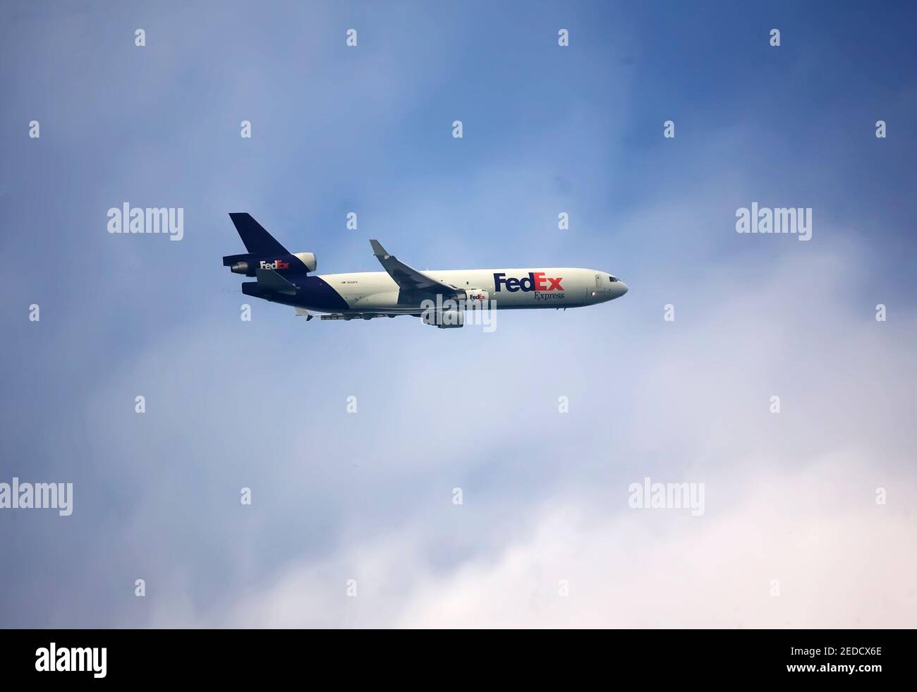 Fed Ex Wide Body Jet Stock Photo - Alamy