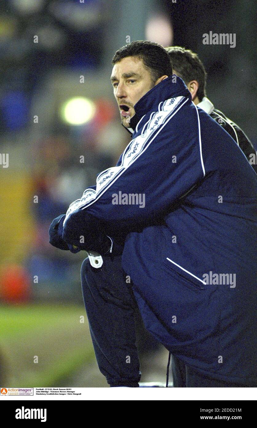John aldridge tranmere rovers manager hi-res stock photography and ...