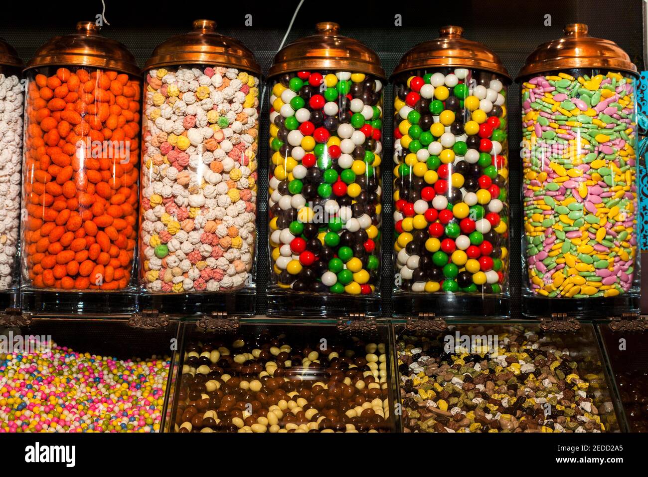 Delicious and Sweet Candies in a Candy Shop Stock Photo - Alamy