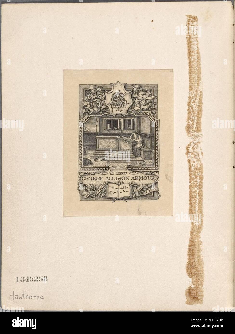 Italian Notebook, kept at Rome. Mar. 11, 1858 - Apr. 22, 1858 Stock ...