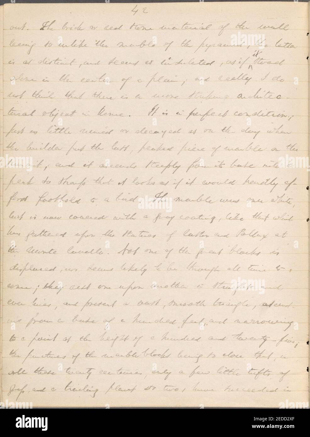 Italian Notebook, kept at Rome. Mar. 11, 1858 - Apr. 22, 1858 Stock ...