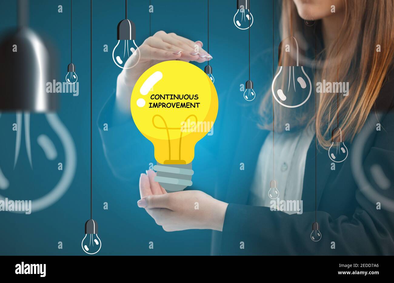 Business, technology, internet and network concept. Young businessman ...