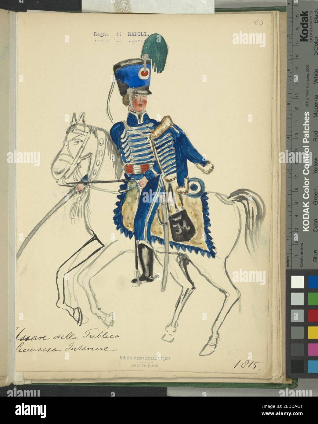 Italy. Kingdom of the Two Sicilies, 1815 (part 2 Stock Photo - Alamy
