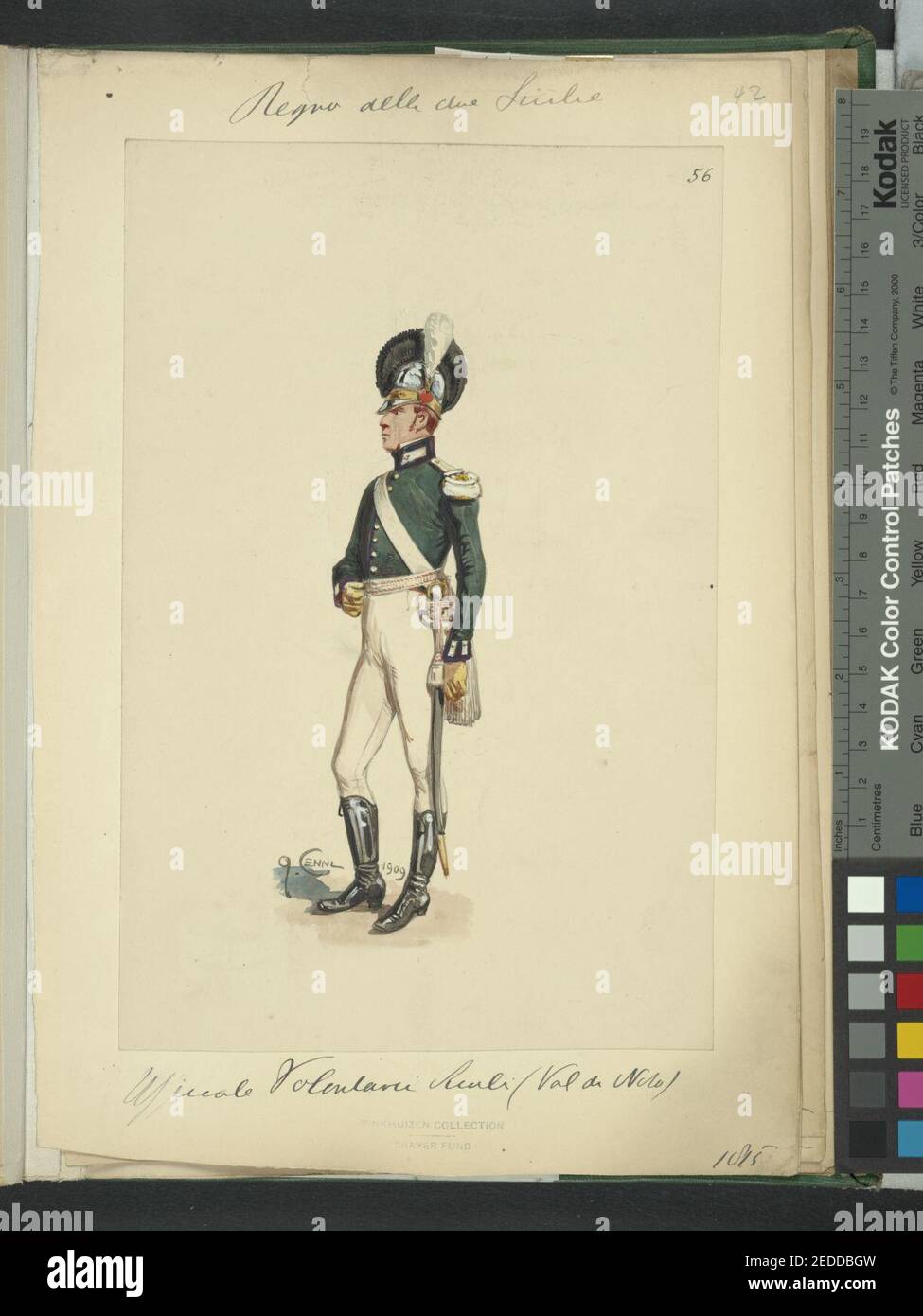 Italy. Kingdom of the Two Sicilies, 1815 (part 9 Stock Photo - Alamy