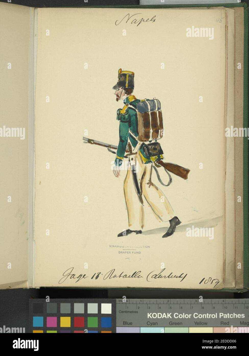 Italy. Kingdom of the Two Sicilies, 1849-1859 Stock Photo - Alamy