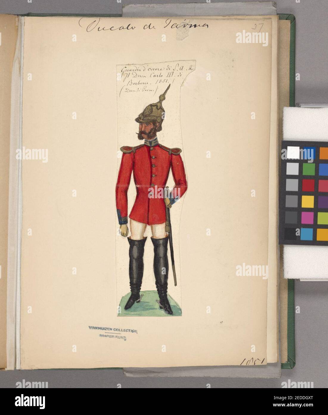 Italy. Parma, 1850-1851 Stock Photo - Alamy