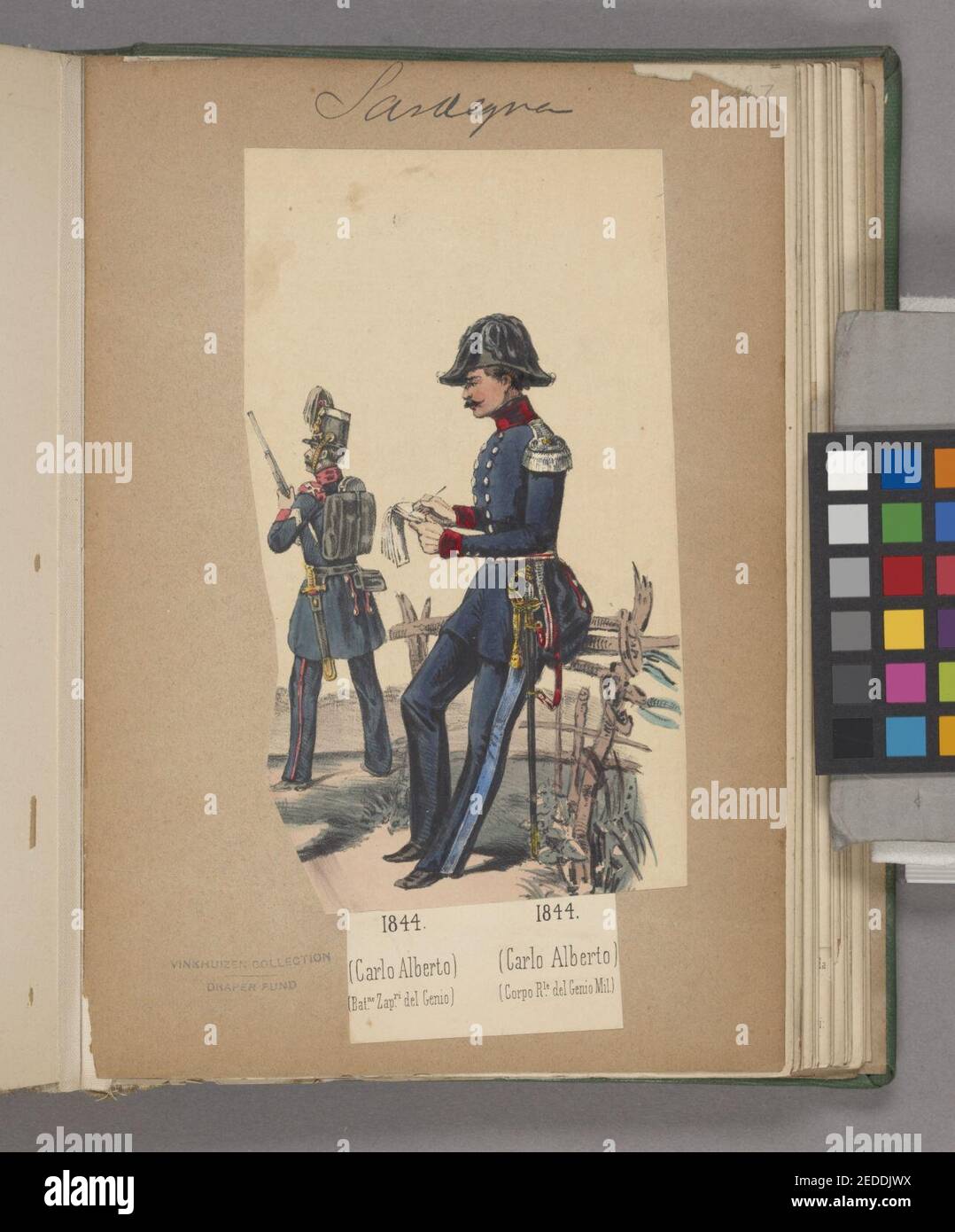 Italy. Sardinia, 1843-1845 Stock Photo - Alamy