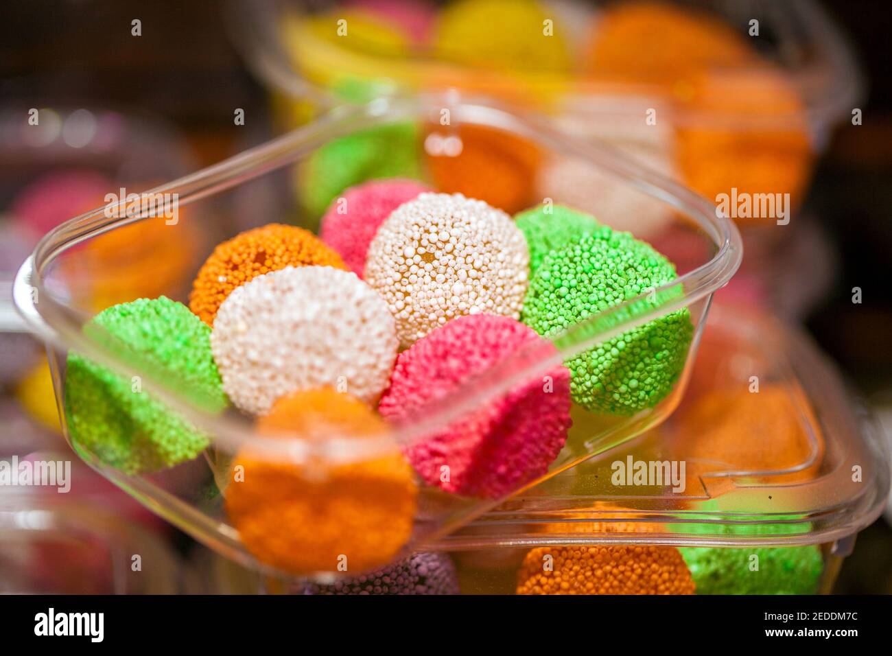 Delicious and Sweet Turkish Delight in Candy Shop Stock Photo - Alamy