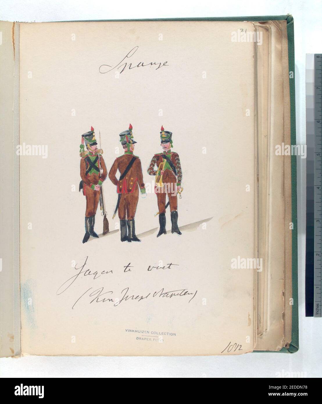 Jager te voet (-) (King Joseph Napoleon). 1812 Stock Photo - Alamy
