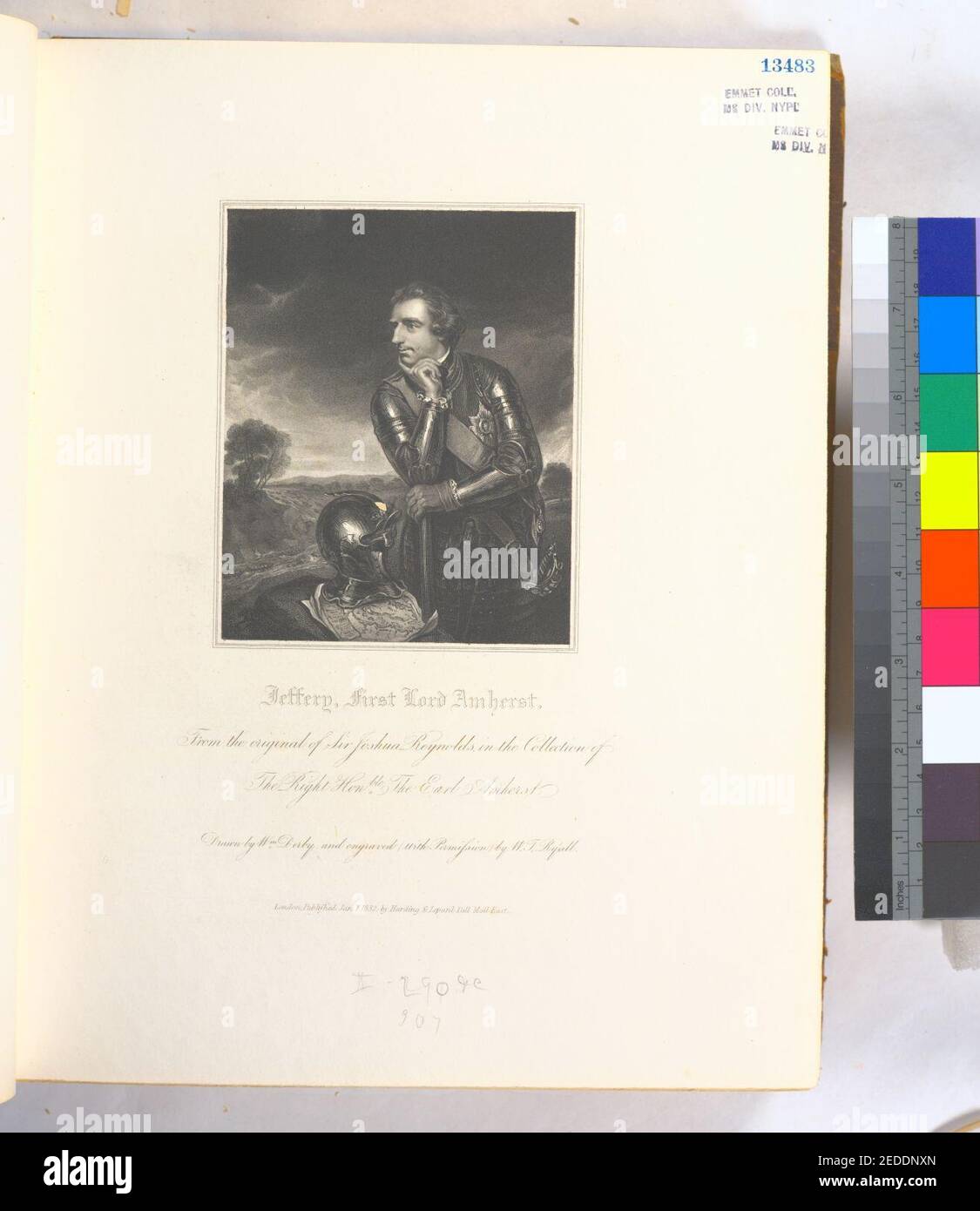 Jeffery, First Lord Amherst. From the collection of Sir Joshua Reynilds ...