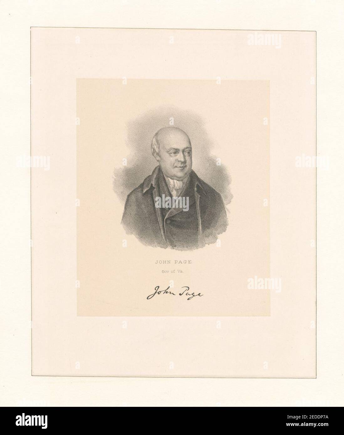 Gov john page hi-res stock photography and images - Alamy