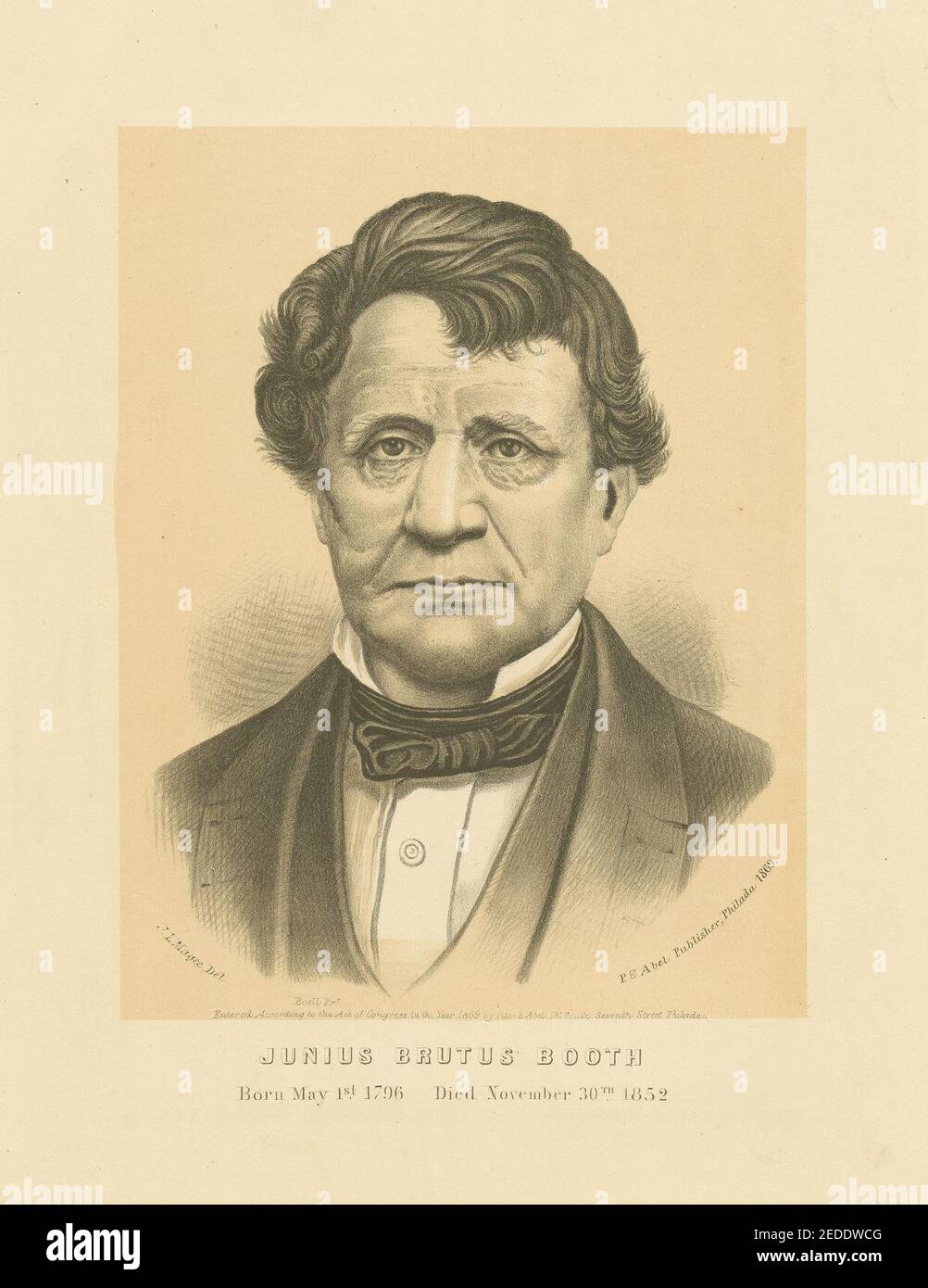 Junius brutus booth hi-res stock photography and images - Alamy