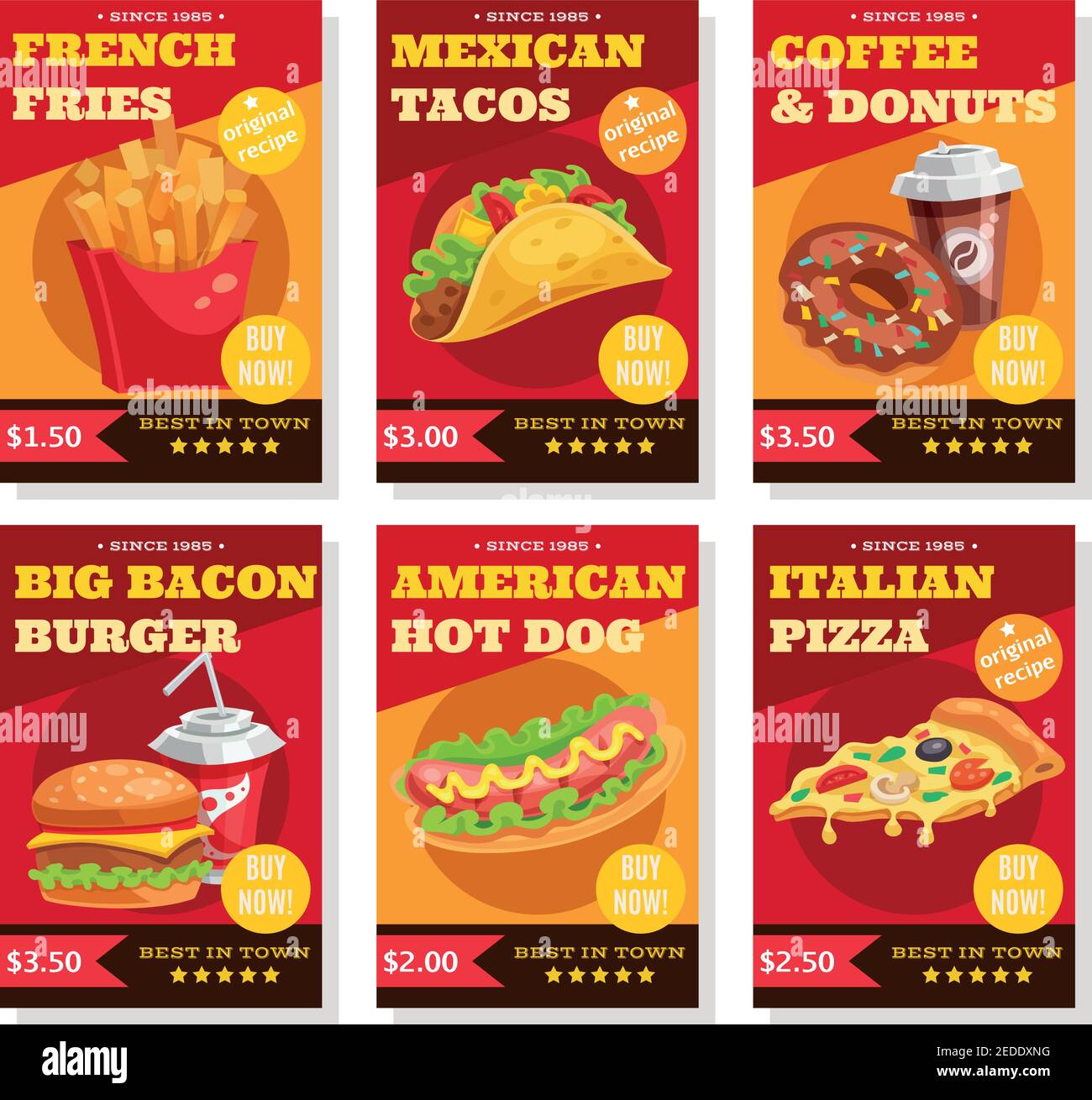 American advertising posters Stock Vector Images - Alamy