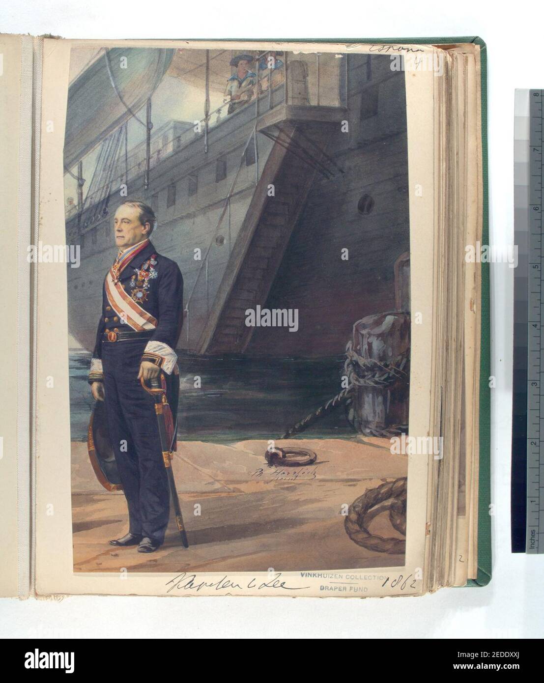 Kapitän zur See. 1862 Stock Photo - Alamy