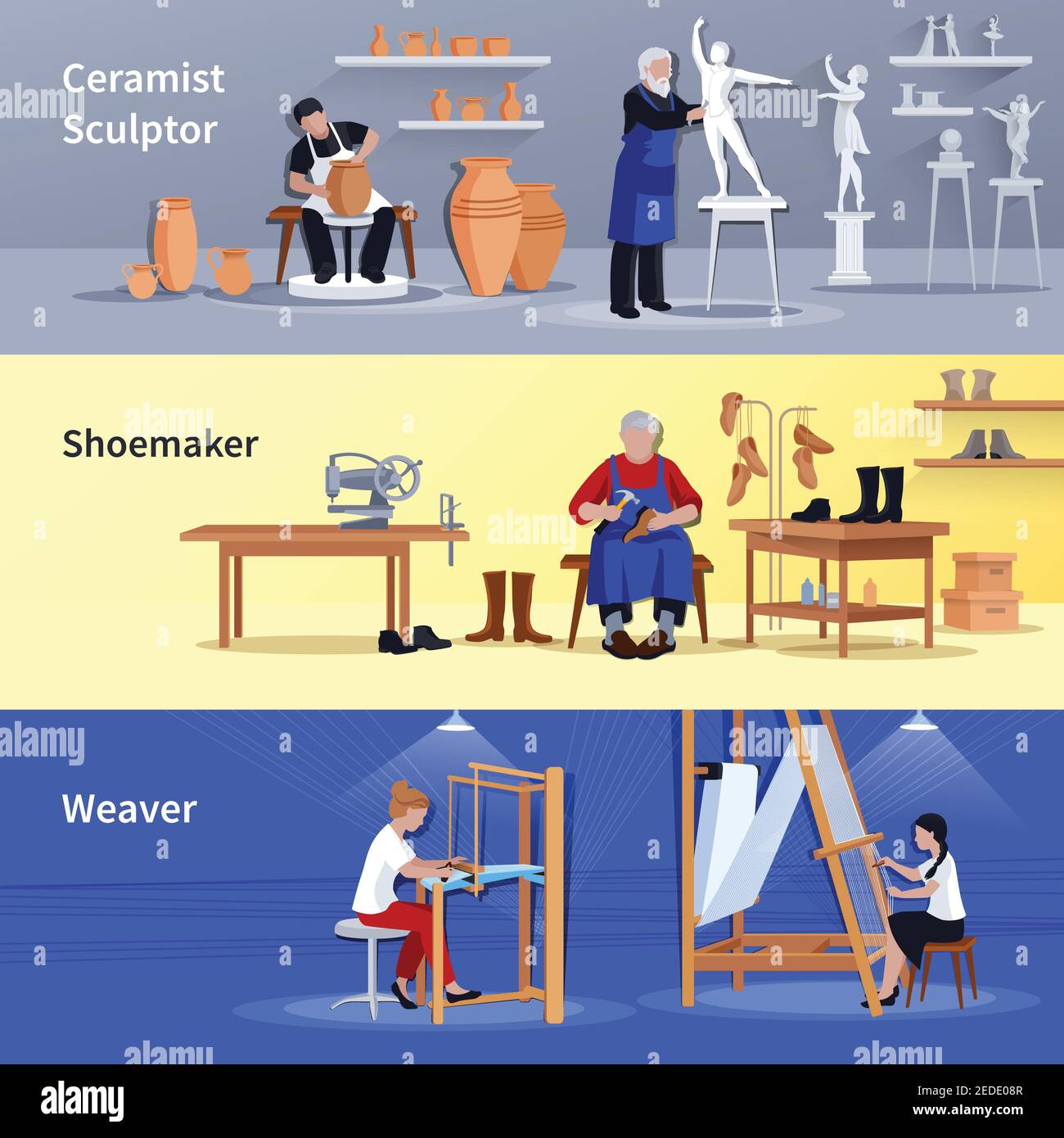 Master ceramist Stock Vector Images - Alamy