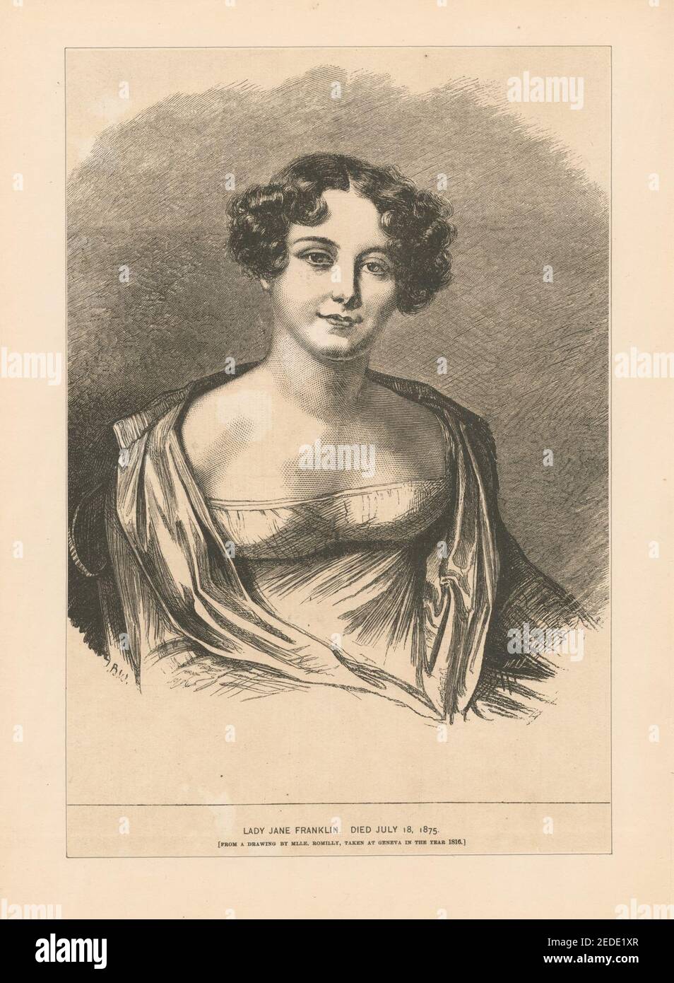 Lady Jane Franklin Stock Photo - Alamy