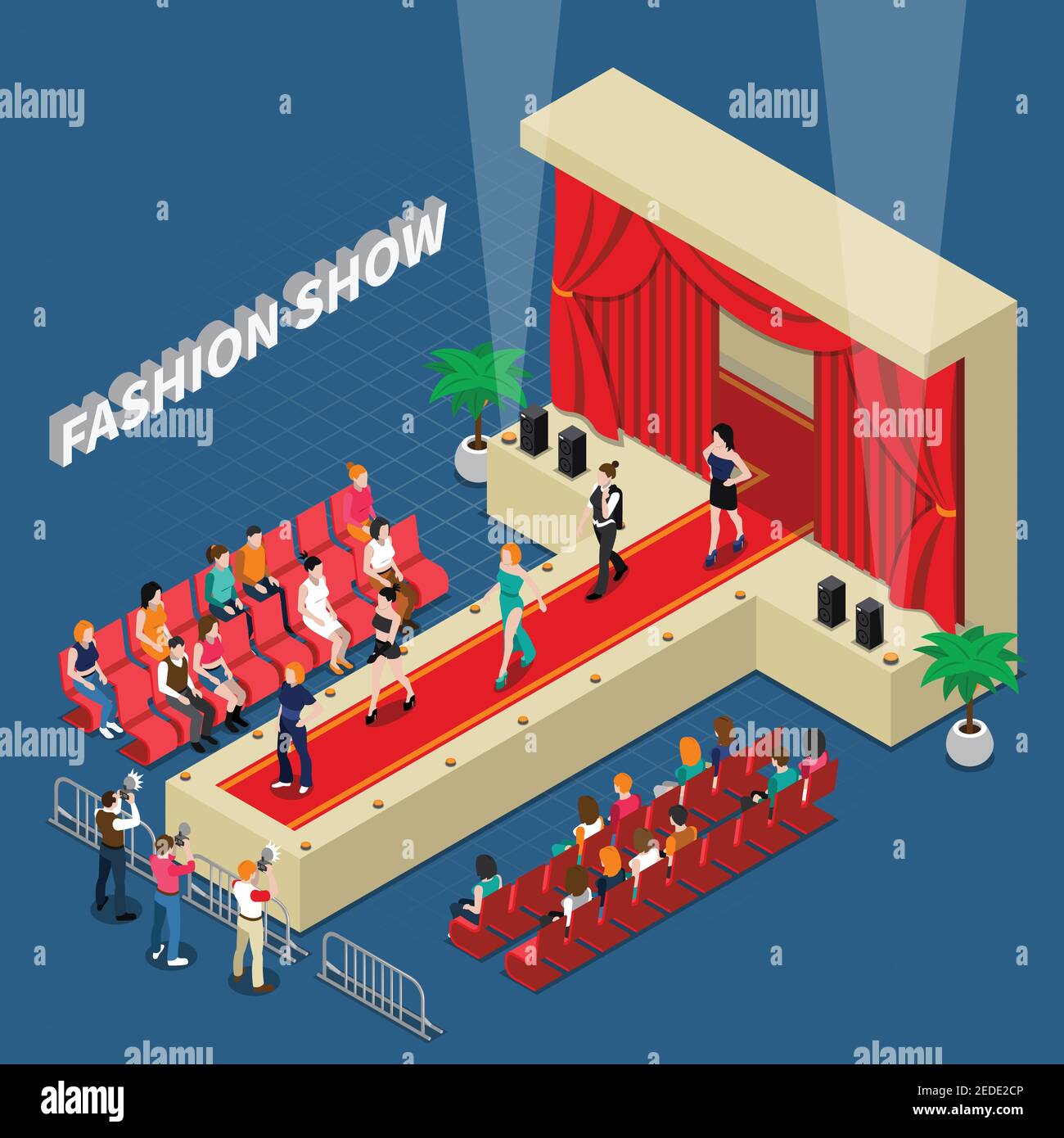 Fashion Show Stage Clipart