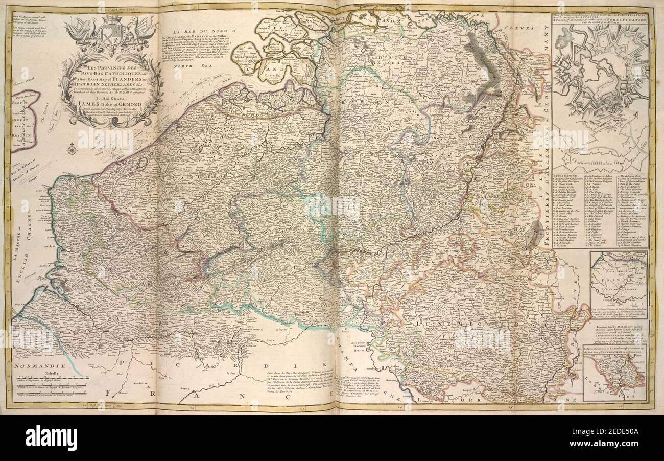 Les provinces des pays-bas Catholiques, ou a most exact map of Flanders ...