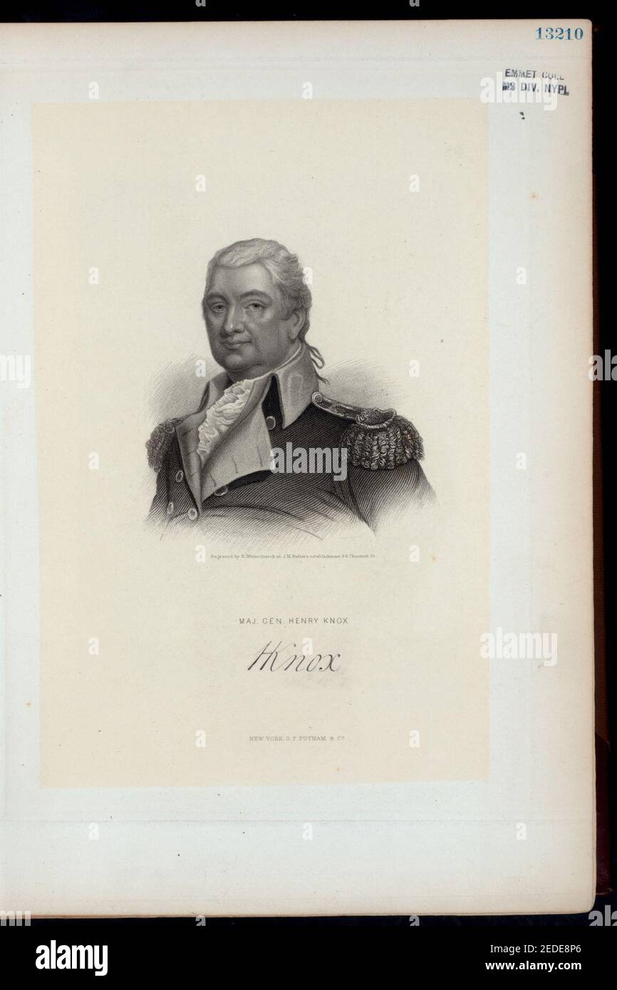 Gen knox hi-res stock photography and images - Alamy