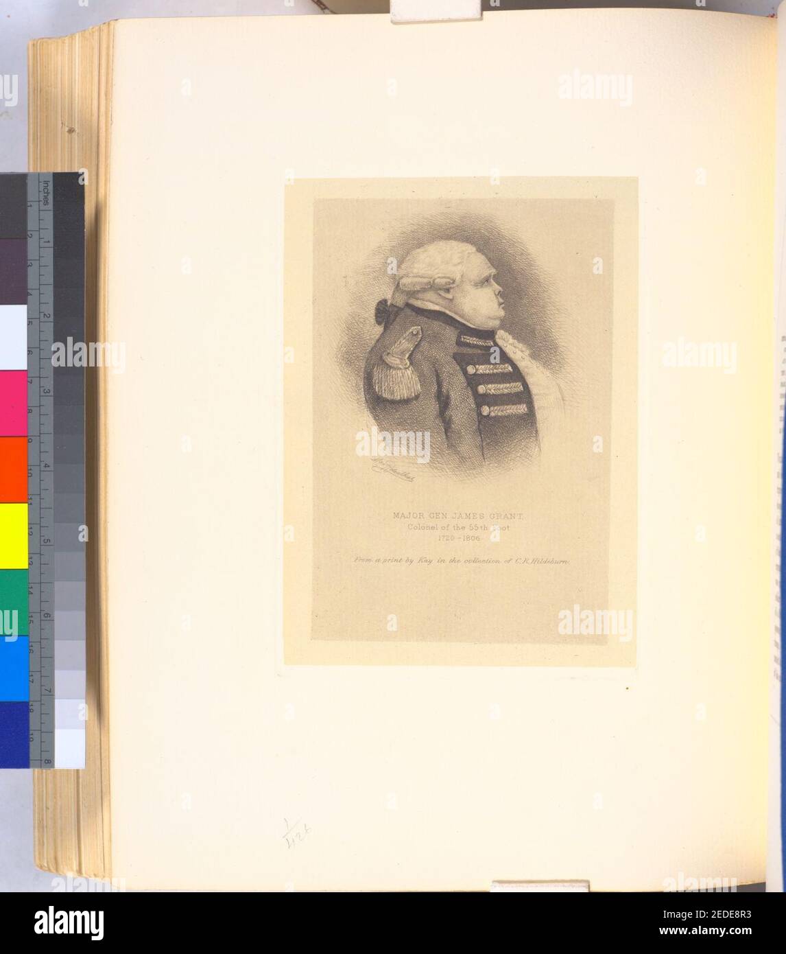 Major Gen. James Grant, Colonel of the 55th Foot, 1720-1806 Stock Photo ...