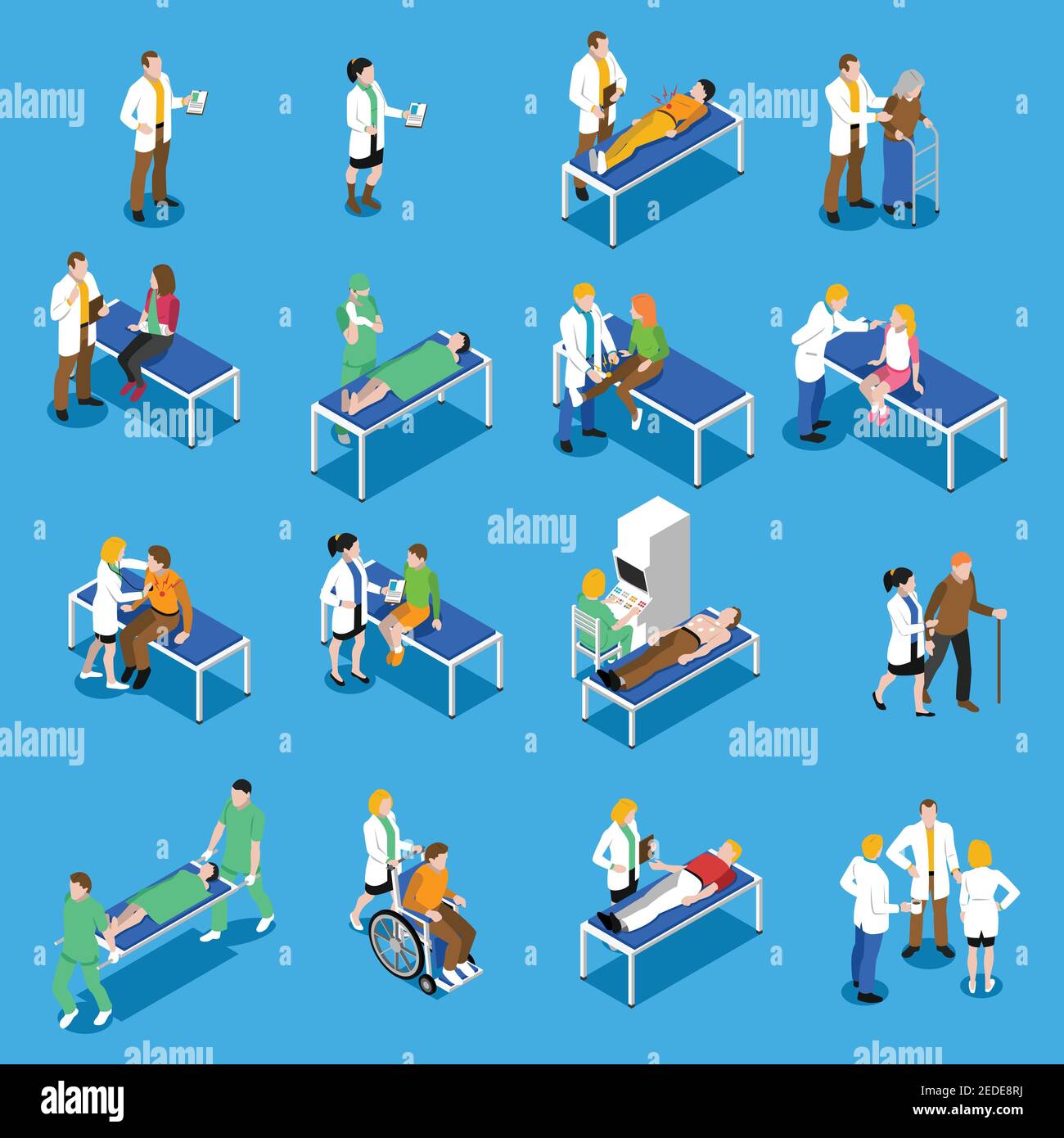 Stretcher Bearer Hospital Stock Vector Images Alamy