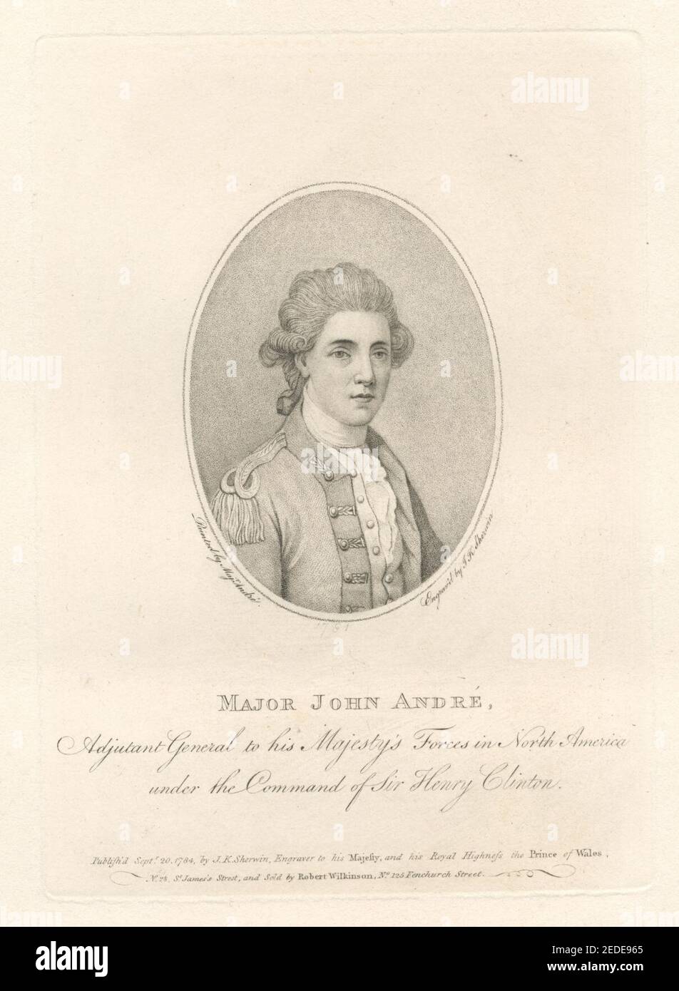 Major John Andre Stock Photo - Alamy