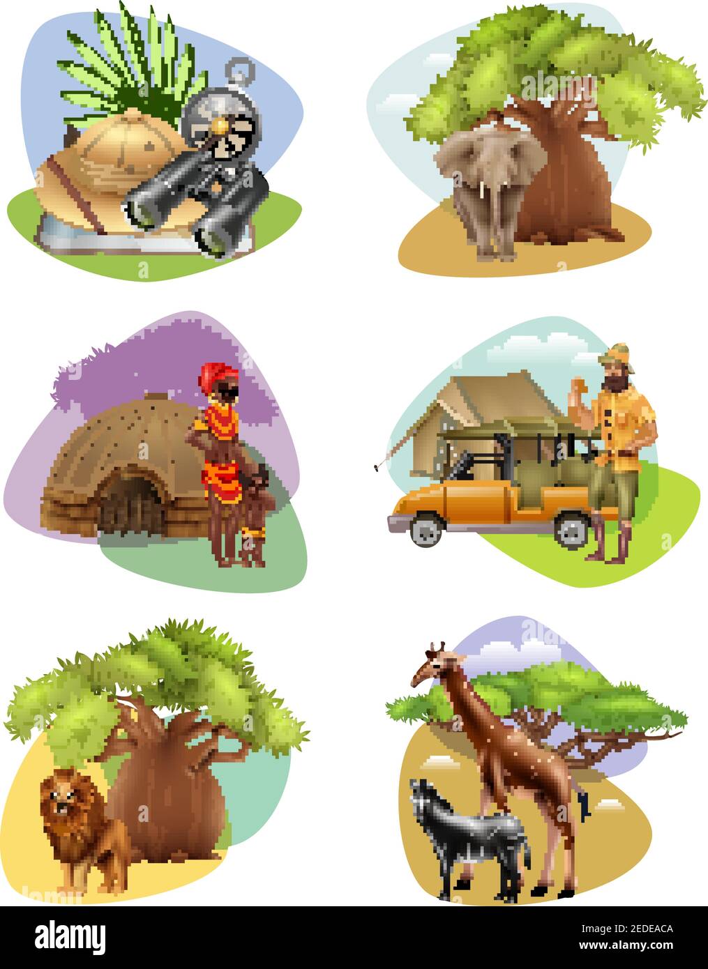 Headgear africa Cut Out Stock Images & Pictures - Alamy