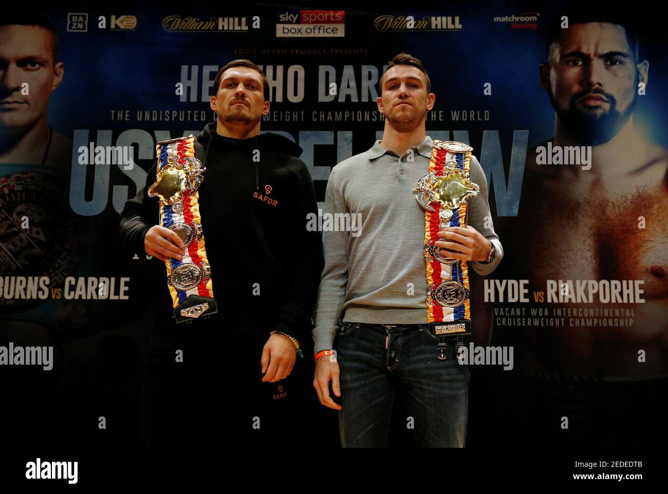 Usyk belts hi-res stock photography and images - Alamy