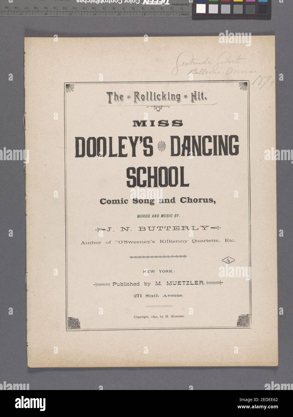 Miss Dooley's dancing school Stock Photo - Alamy