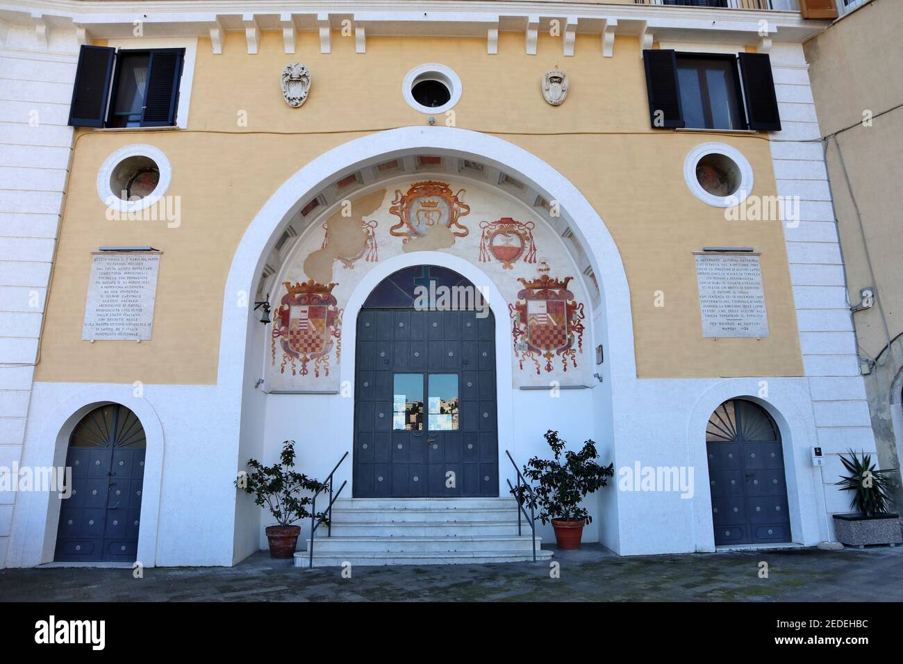 Napoli - Entrata della Chiesa di Santa Maria del Parto Stock Photo - Alamy