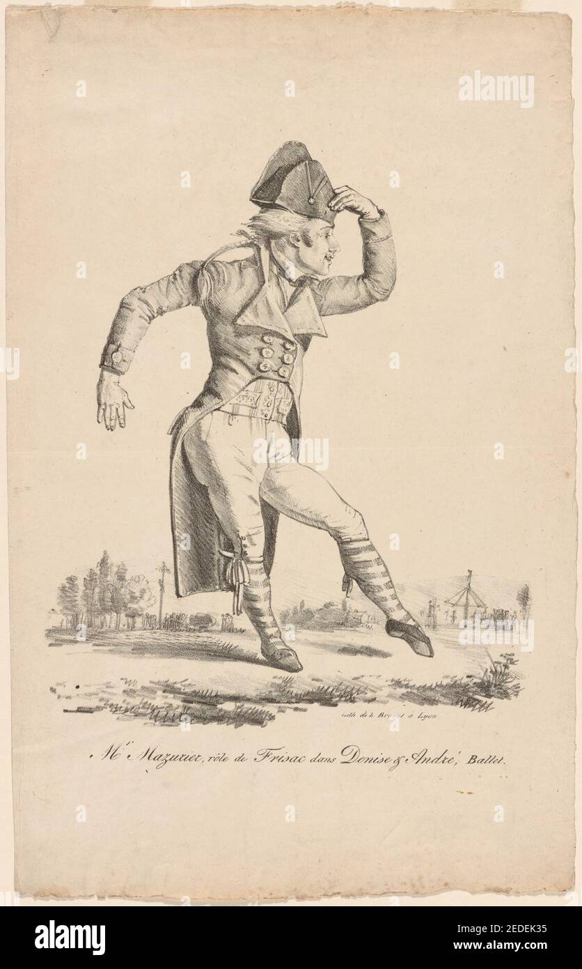 Mr. Mazurier, rôle de Frisac dans Denise & André, ballet Stock Photo ...
