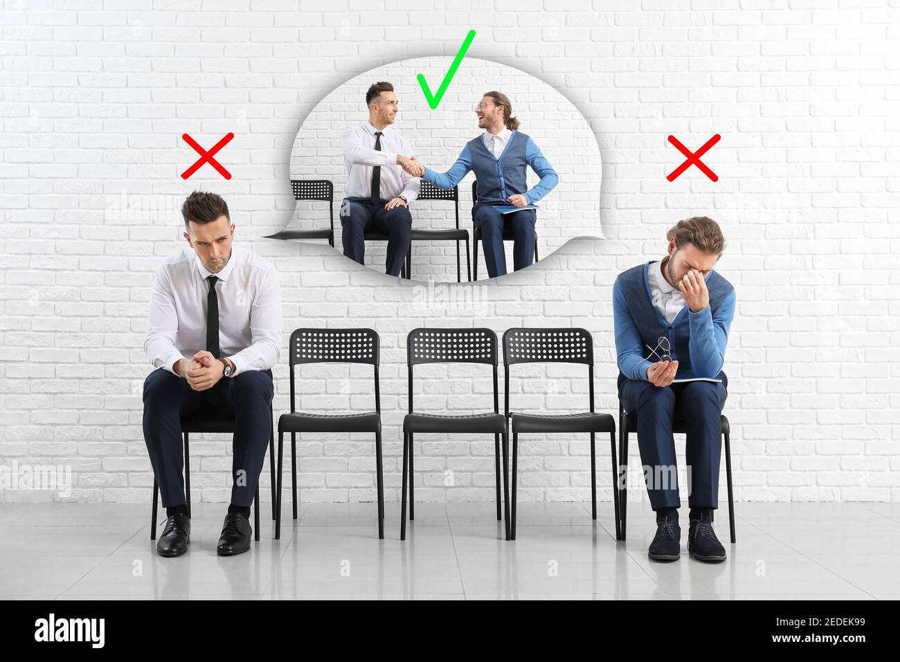 Man queue nervous hi-res stock photography and images - Alamy
