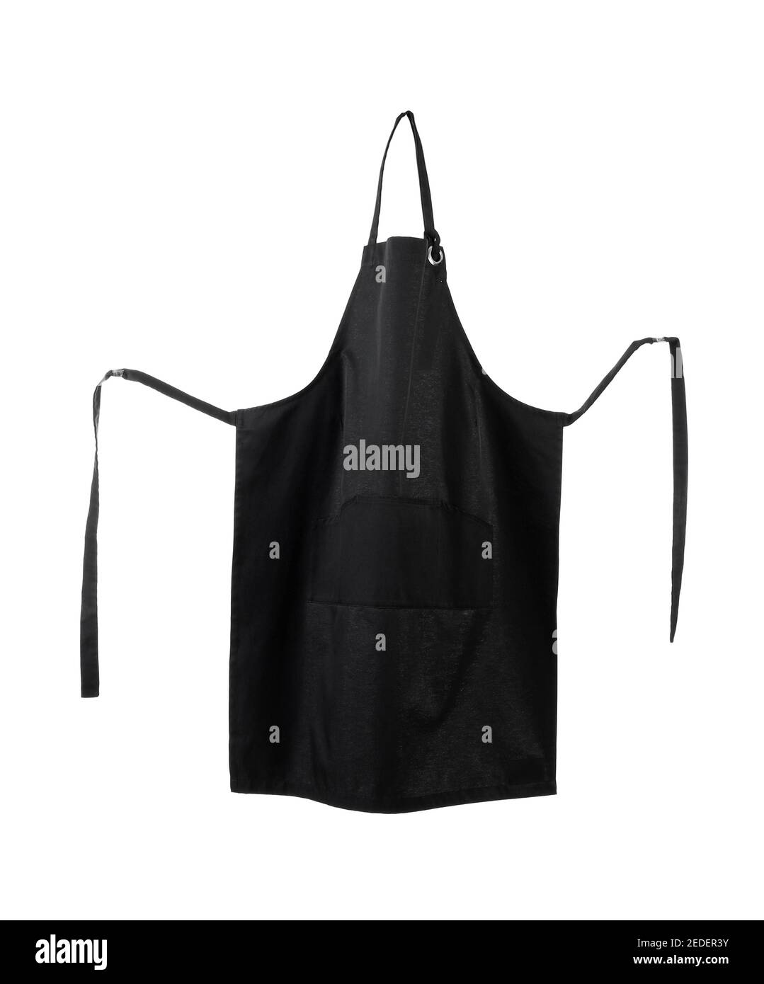 Clean apron on white background Stock Photo - Alamy