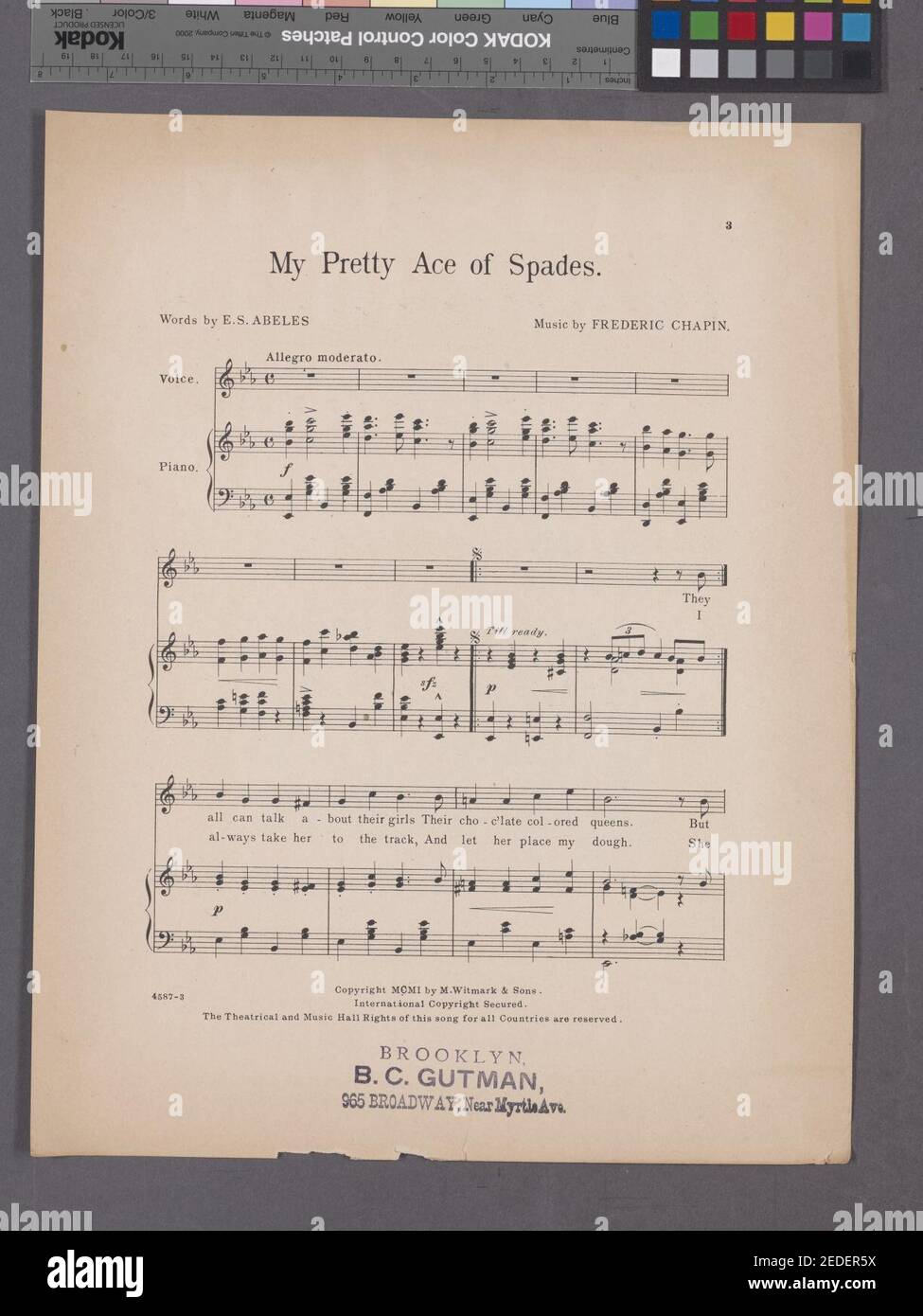 My pretty ace of spades Stock Photo - Alamy