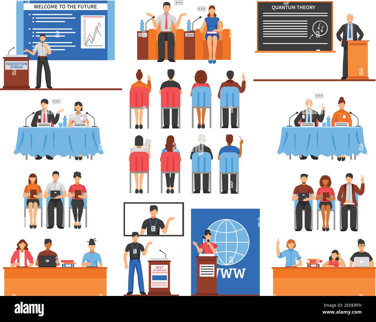 University lecturer hall Stock Vector Images - Alamy