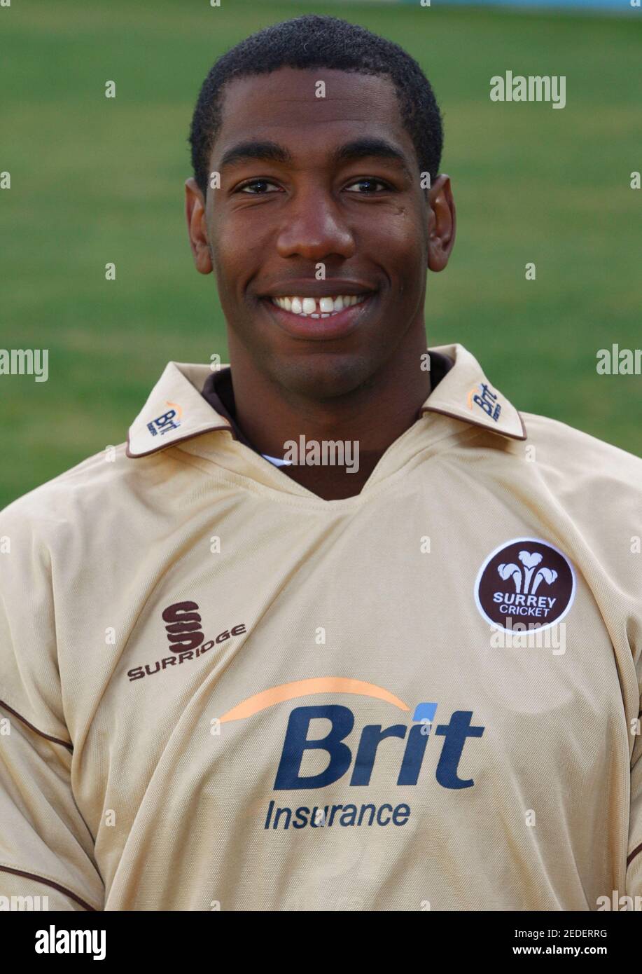 Cricket surrey ccc photocall alex tudor High Resolution Stock ...