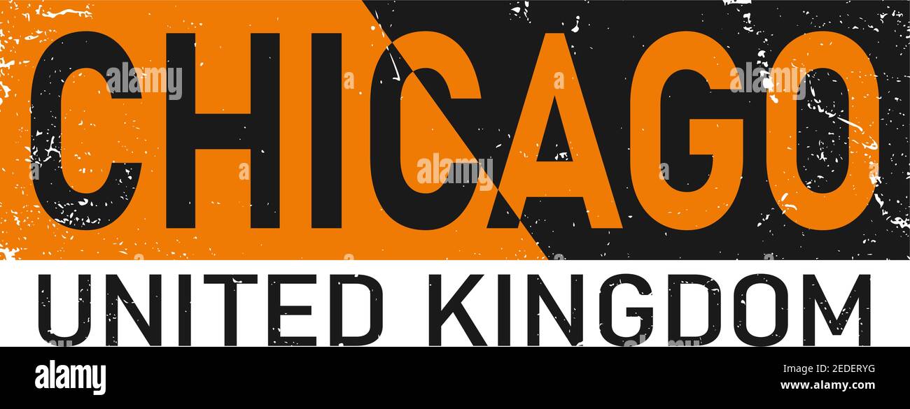 T-shirt typography print Chicago urban American theme cool vector ...